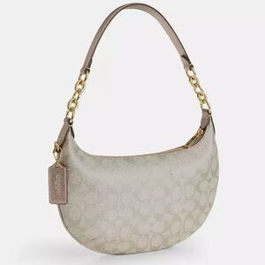 Coach | Bags | Coach Mini Payton Bag In Signature Canvas Champagne ...
